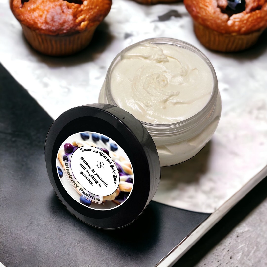 Blueberry Pastries Body Butter, Vegan Skincare,whipped Body Butter ...
