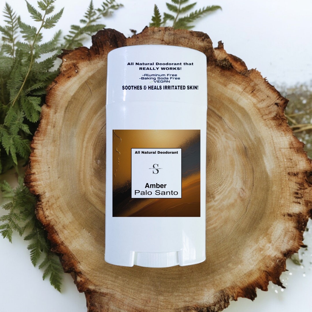 Amber Palo Santo Deodorant/all Natural /body Odor Control/magnesium ...