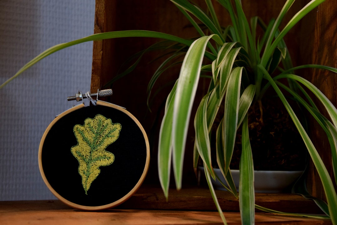 Oak Leaf Embroidery - Etsy