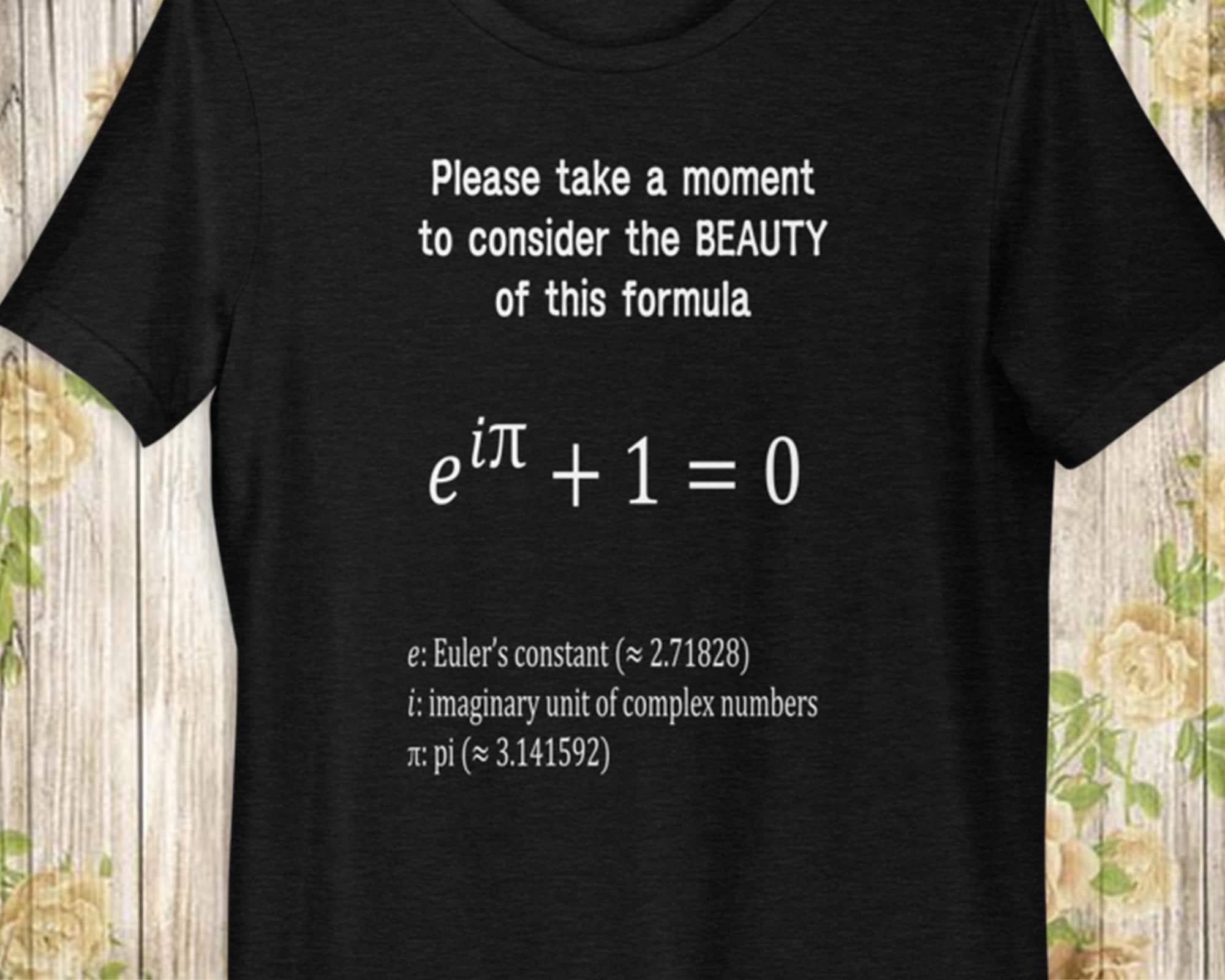 Euler's Identity Math Science Fun T-shirt - Etsy