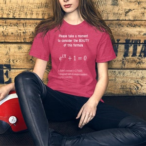 Euler's Identity Math Science Fun T-shirt - Etsy