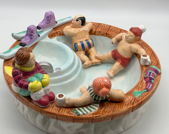 LOTUS POOL BOWL - 90's Pool Chip and Dip Bowl Set - Etsy