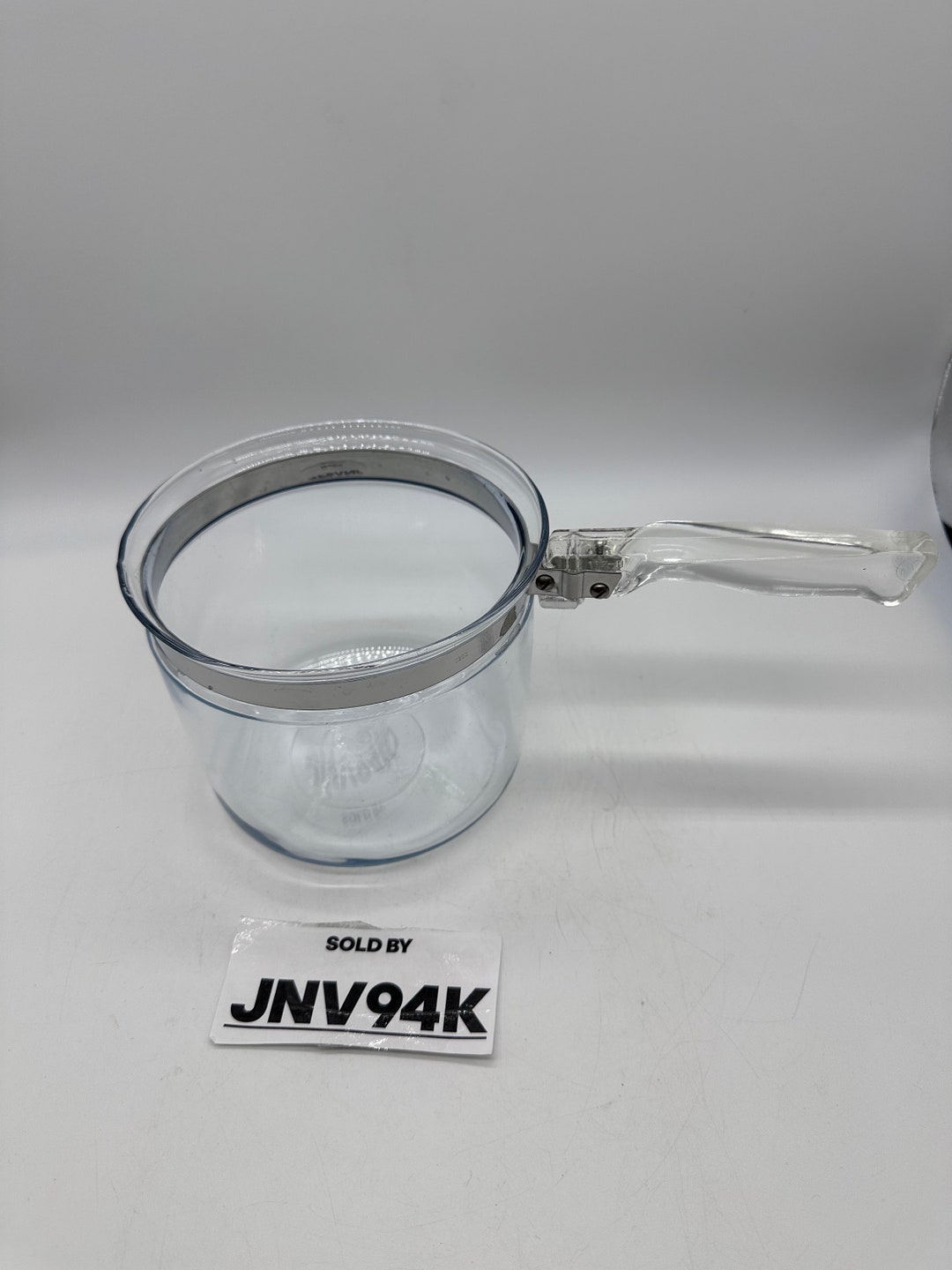 Vintage Pyrex Glass Flameware RANGE-TOP Open Saucepan1.5 Quart No Lid ...