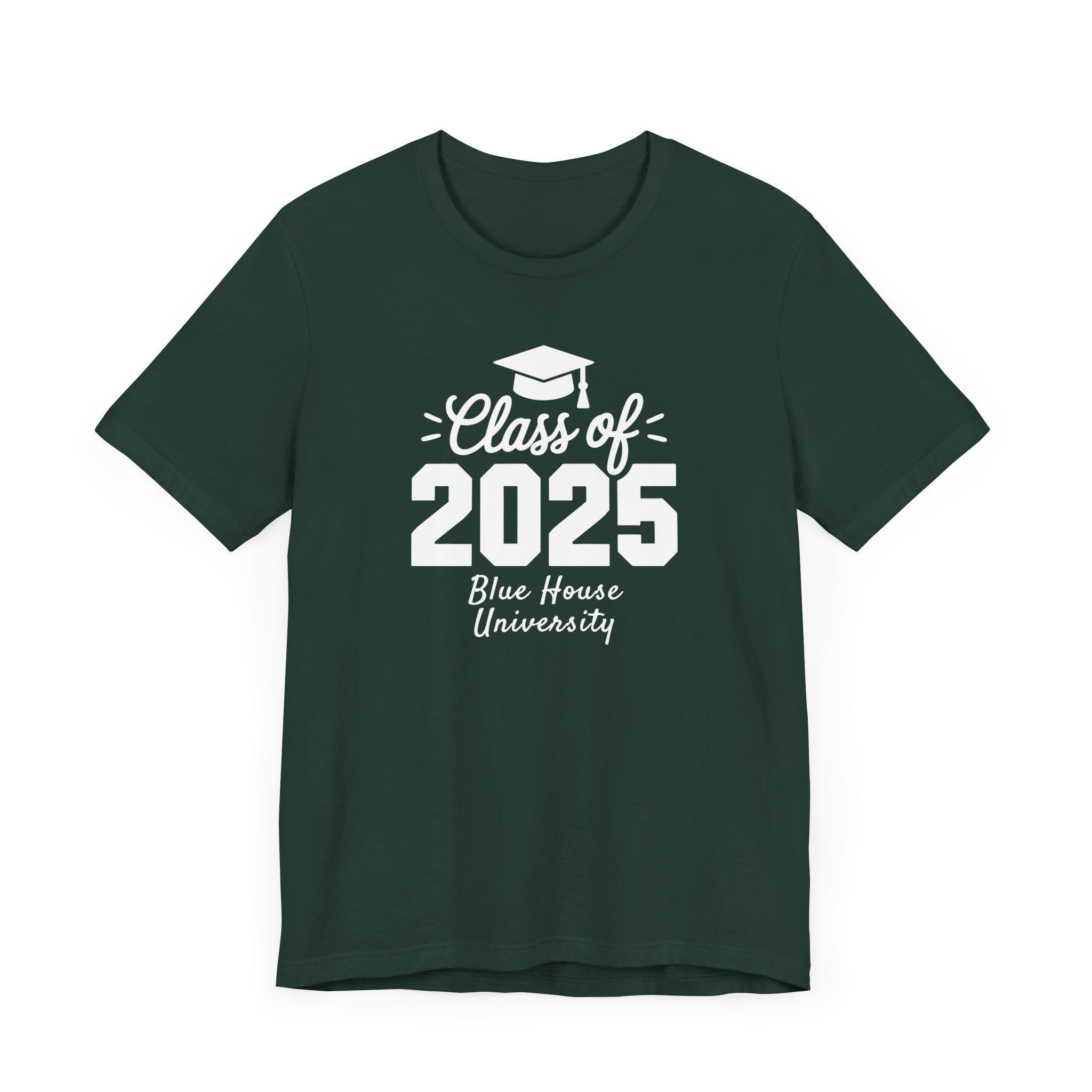 Class of 2025 Unisex Tee - Personalized School Name Graduation Shirt ...