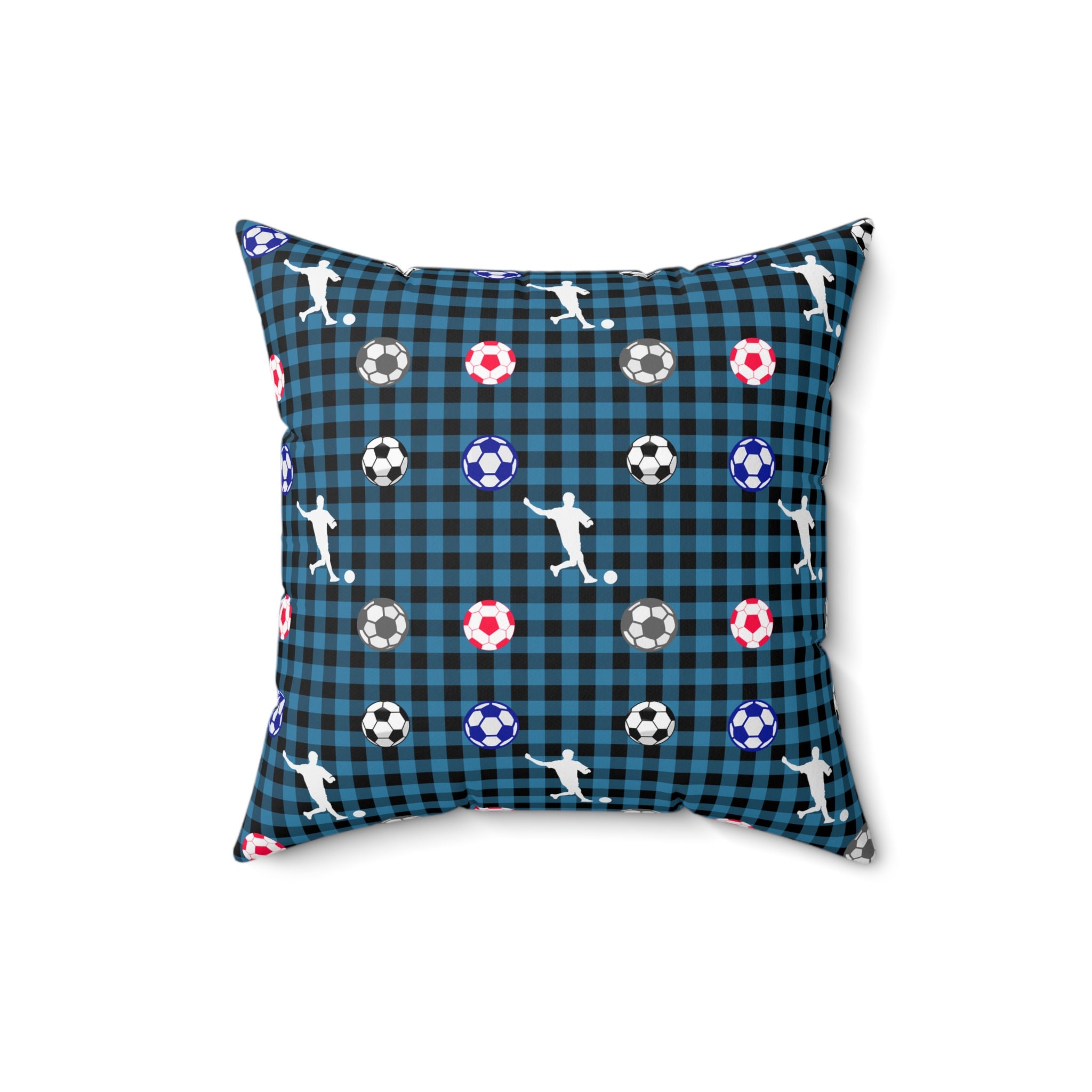 Grab a Pillow or Two for Your Favorite Soccer Lover!!! Faux Suede ...
