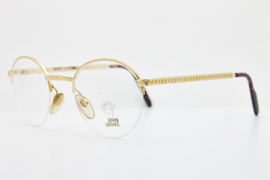 Vintage GIANNI VERSACE G 05 Glasses Frame Made in Italy 80s Montatura ...