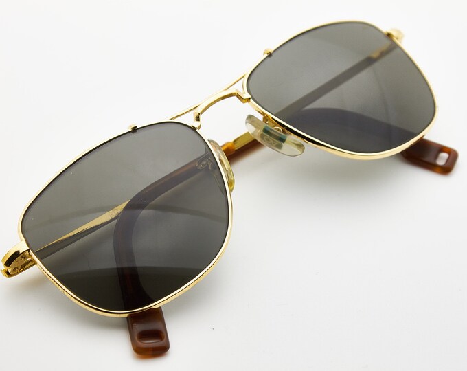 American Optical Skymaster 23k Carat Gold Plated Vintage Pilot ...