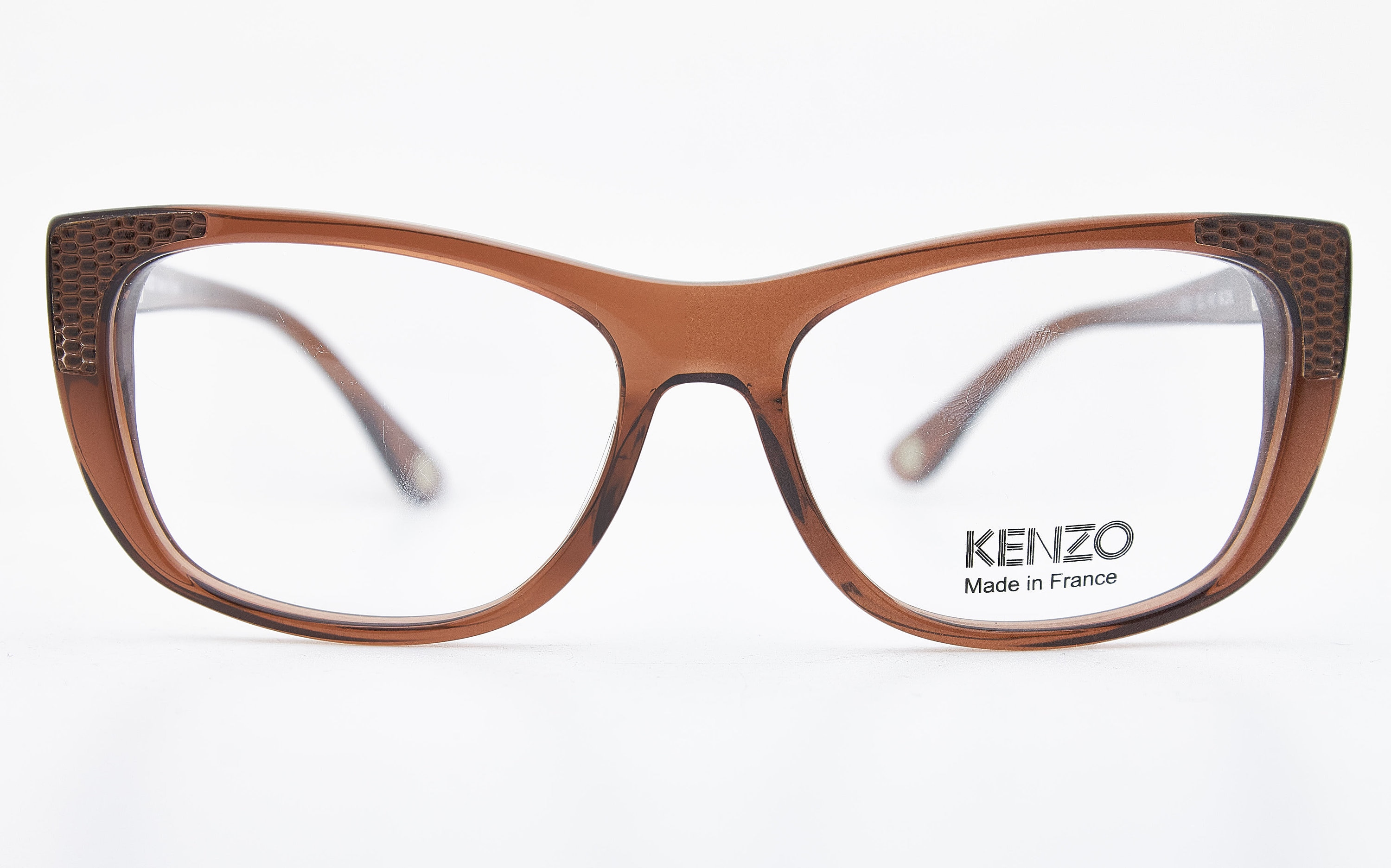 KENZO Kz 2221 Vintage NEW Snake Skin Style Glasses Frame Frame Occhiali ...