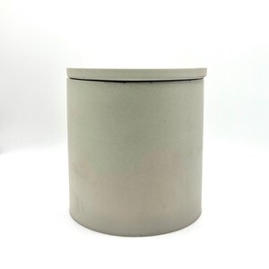 Straight Side Cement Jar 9oz | Hand-crafted Concrete Candle Vessel ...