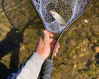 Personalized Handmade Wooden Landing Net Fly Fishing Net - Etsy