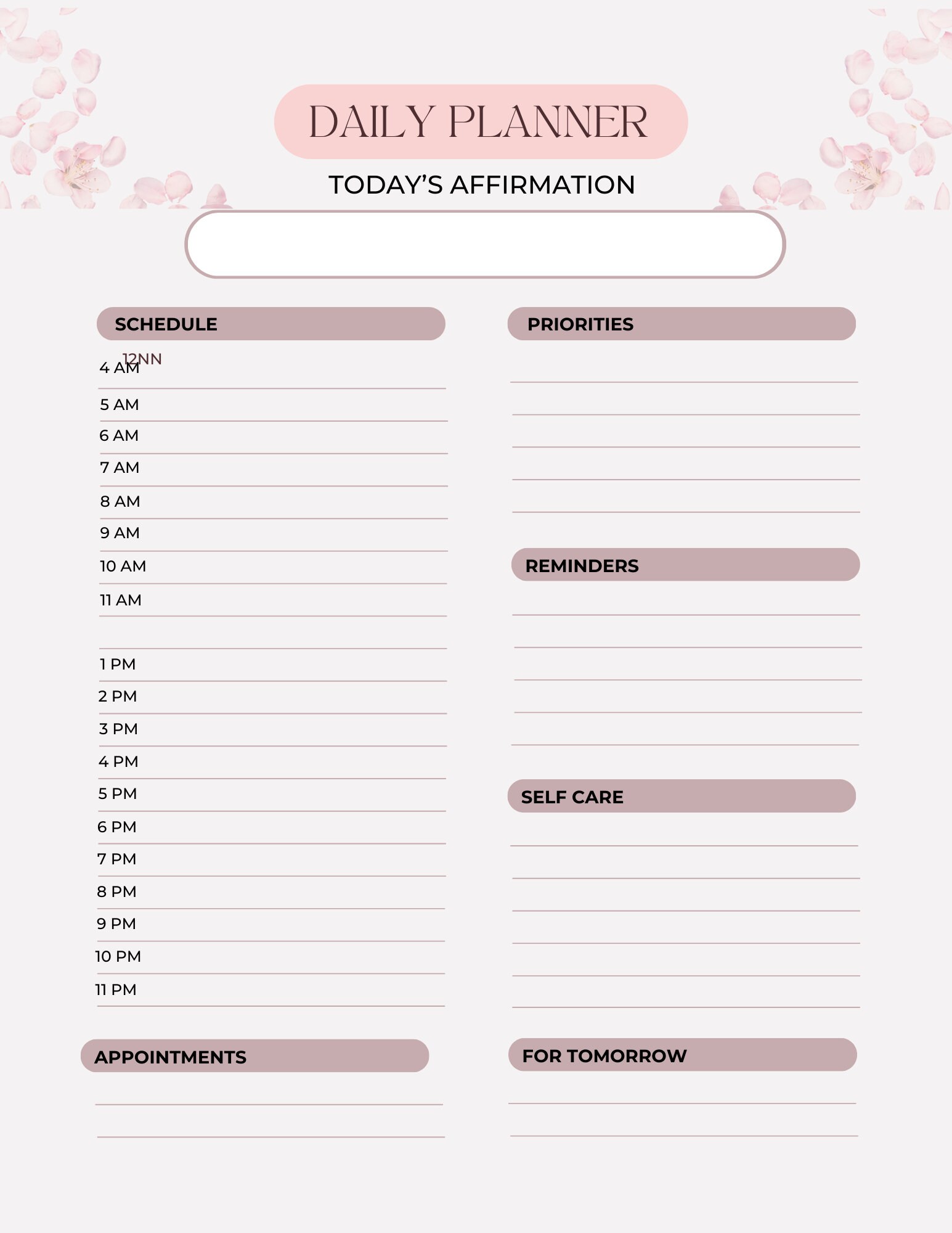 Editable Weekly Planner | Printable, Digital | Weekly Planner PDF ...