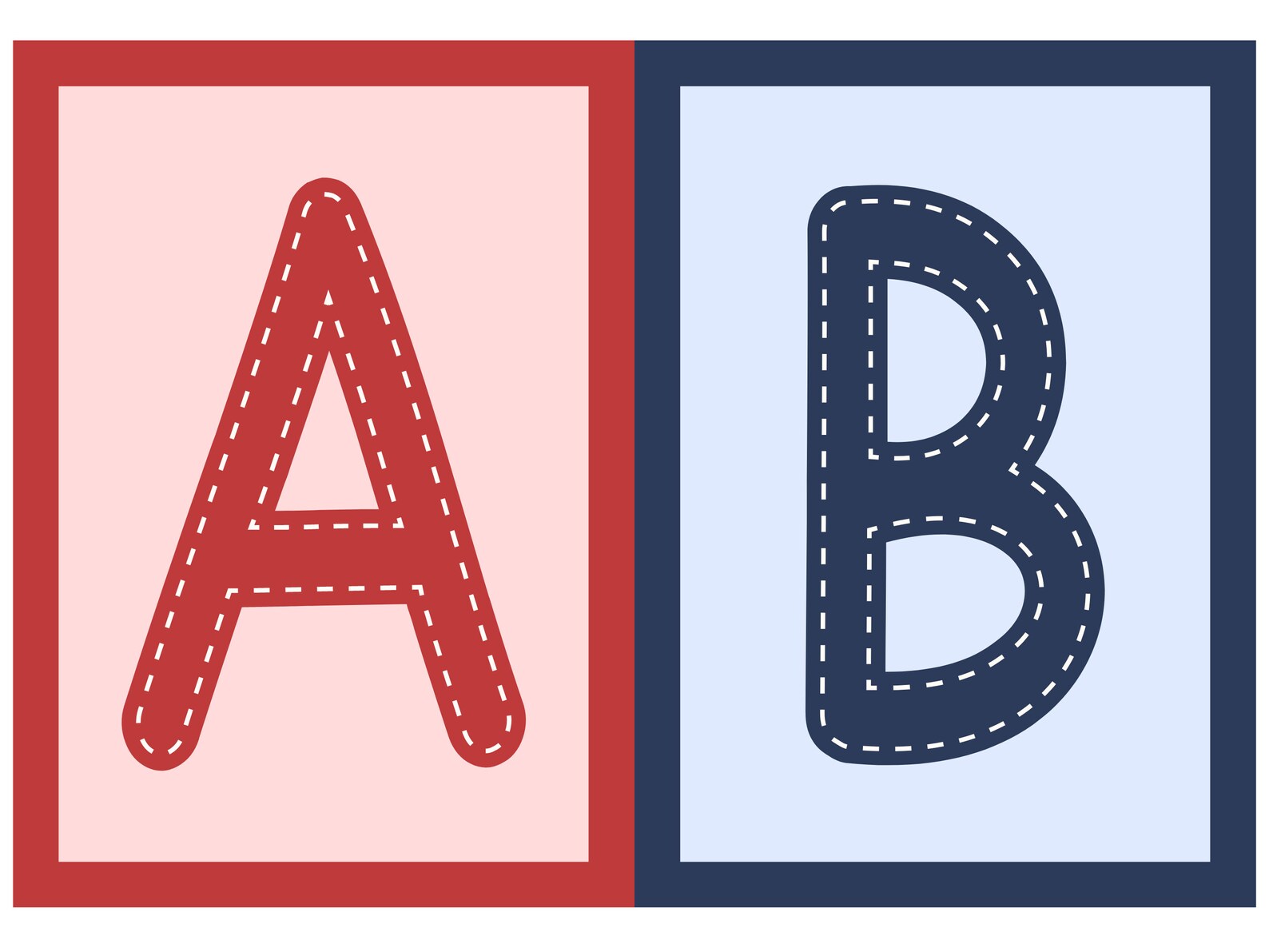 A-Z Flash Cards Alphabet Flash Cards | Digital Download, Instant ...