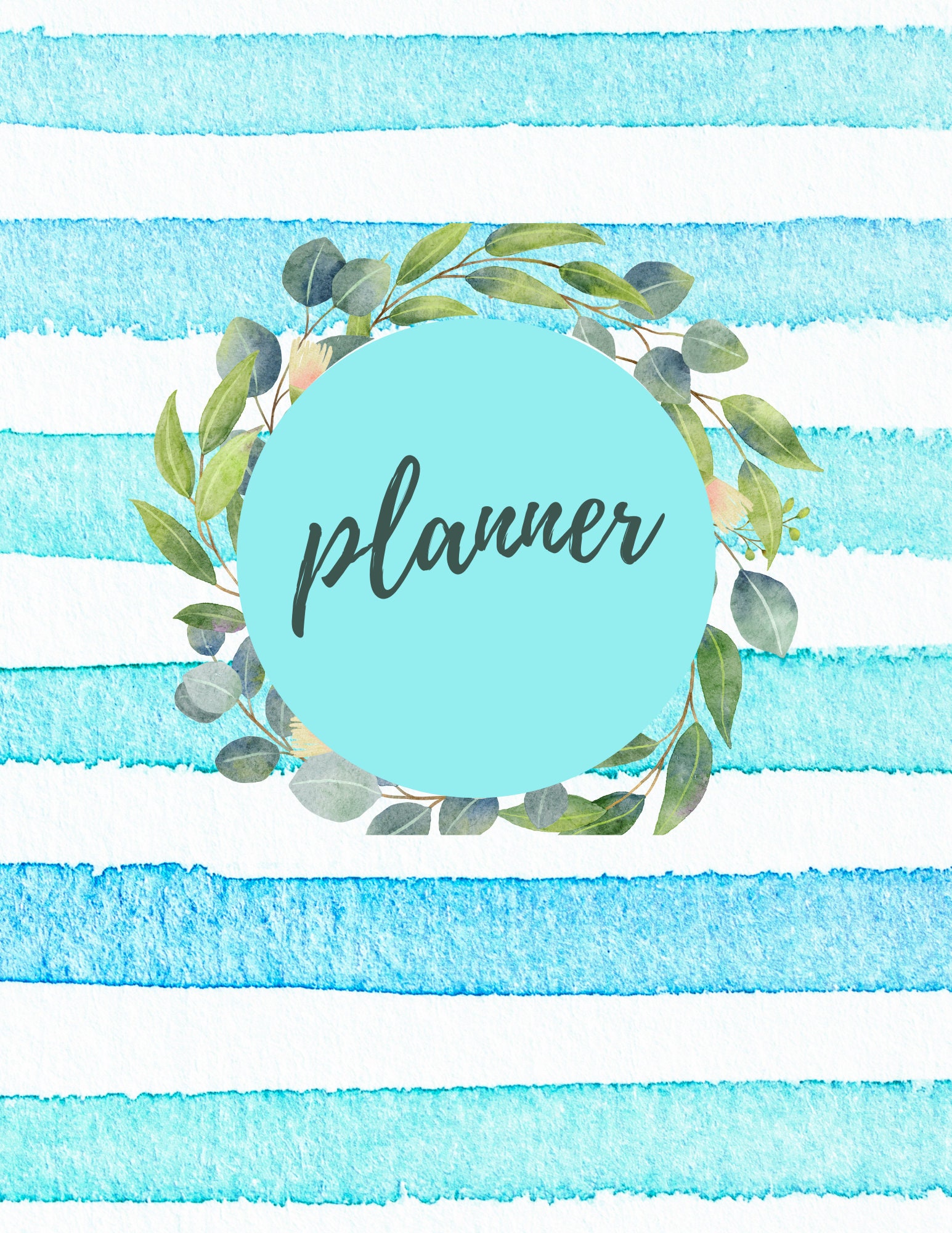 Editable Weekly Planner Printable Digital Weekly Planner - Etsy