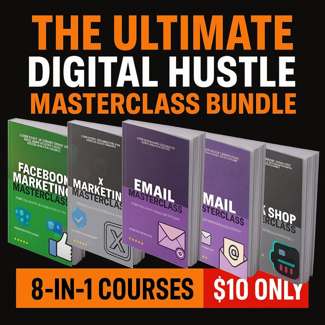 Bundle Title: the Ultimate Digital Hustle Masterclass Collection (7-in ...