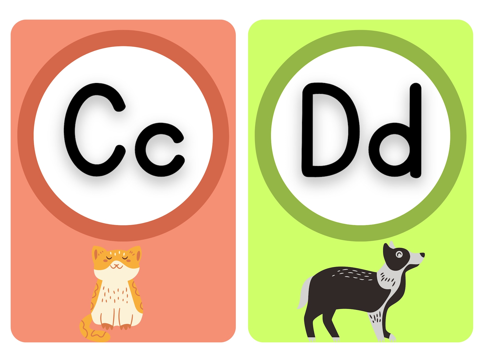 A-Z Flash Cards Alphabet Flash Cards | Digital Download, Instant ...