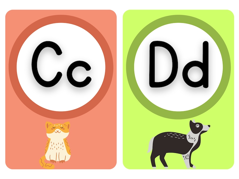 A-Z Flash Cards Alphabet Flash Cards | Digital Download, Instant ...