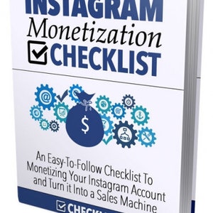 Instagram Monetization Checklist PDF DOC PLR (2017) - Etsy