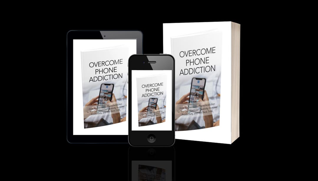Overcome Phone Addiction PLR (2024) - Etsy