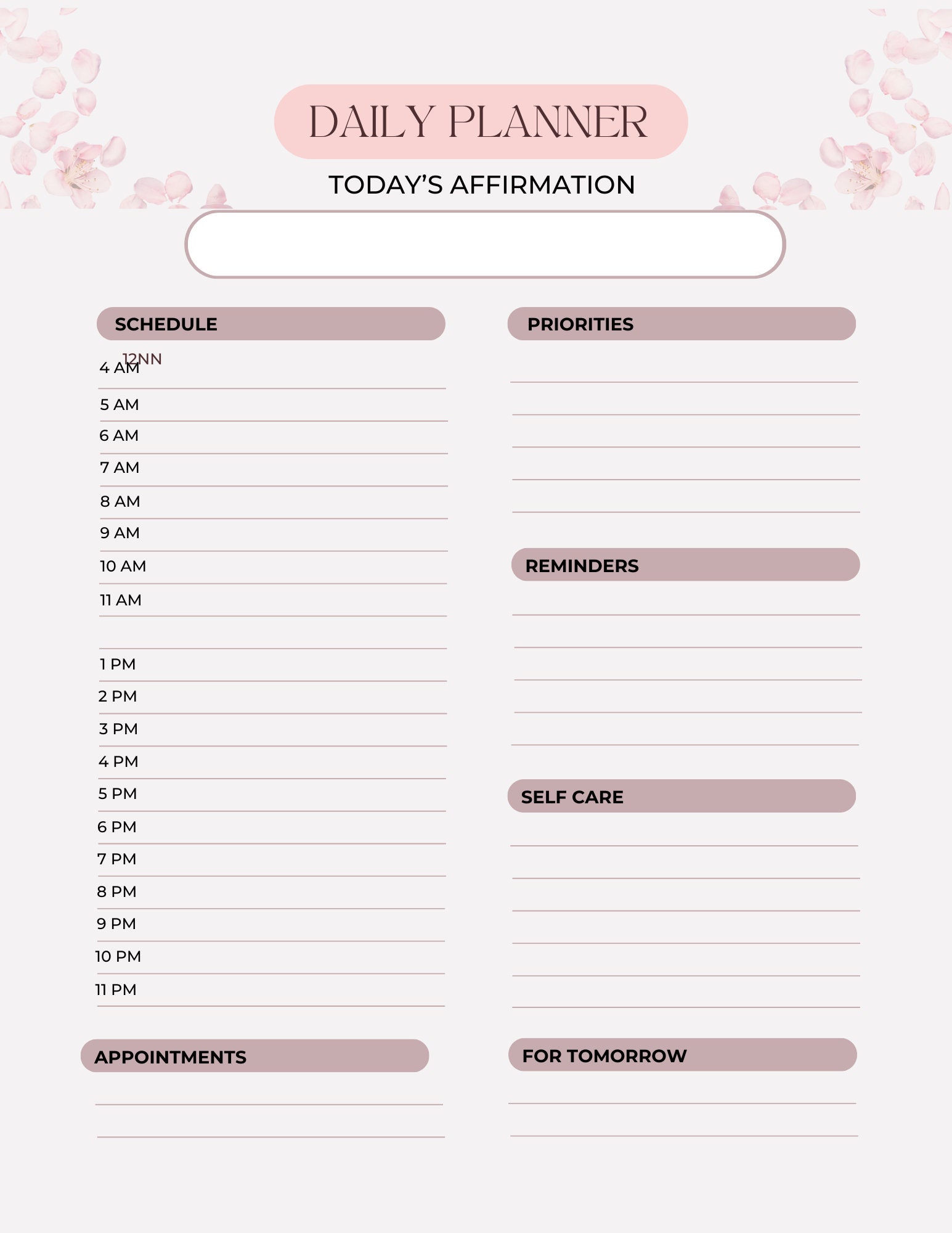 Editable Weekly Planner | Printable, Digital | Weekly Planner PDF ...