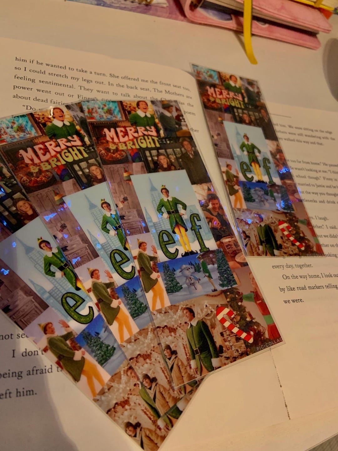 Elf Collage Bookmark - Etsy