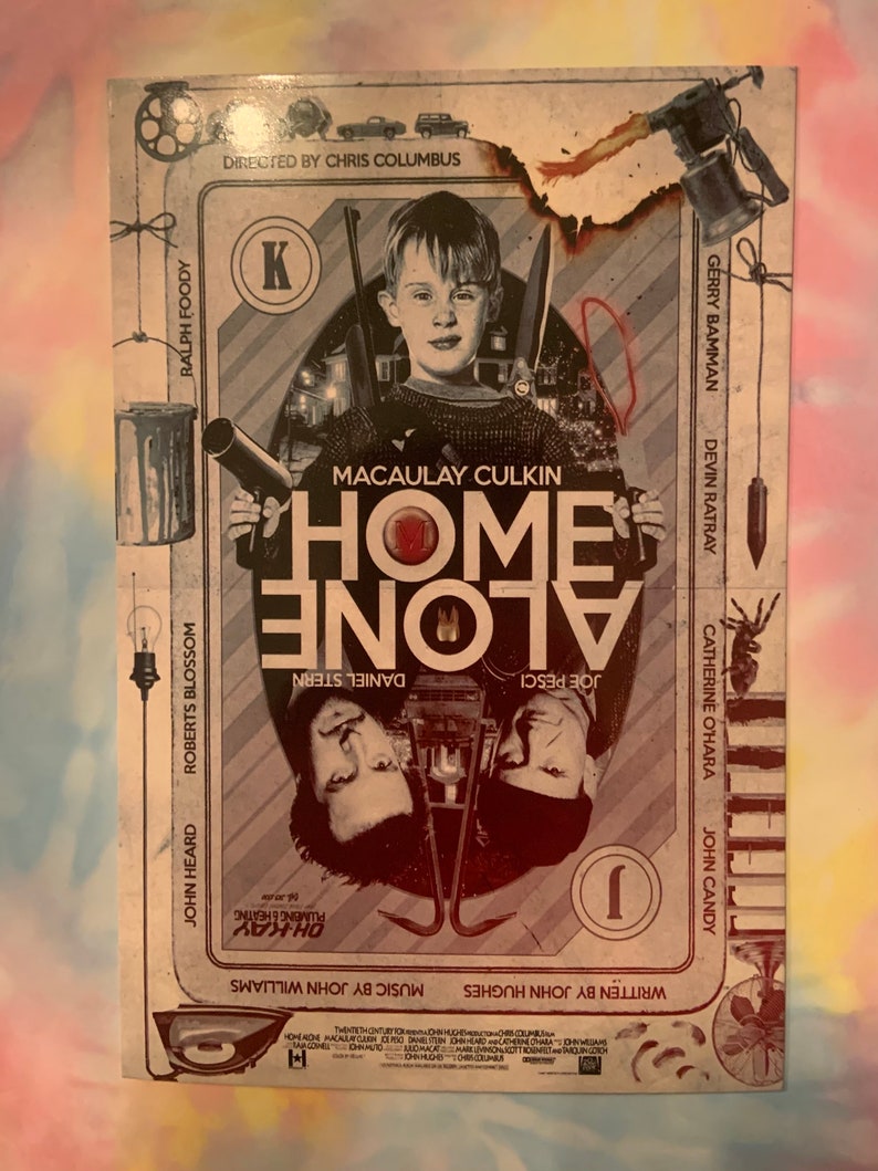 Home Alone Poster Card - Etsy
