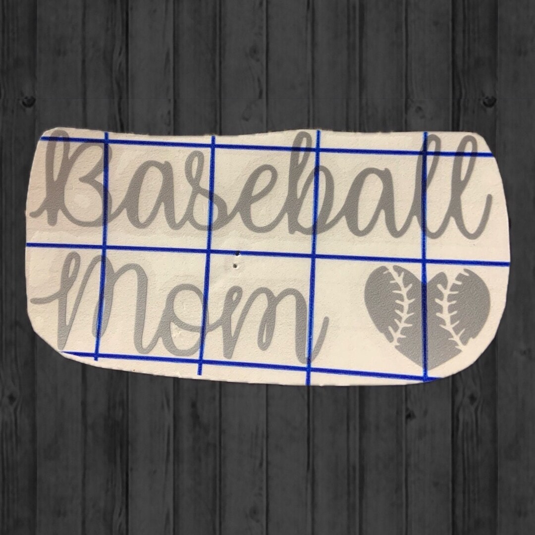 Baseball Mom Decal - Etsy