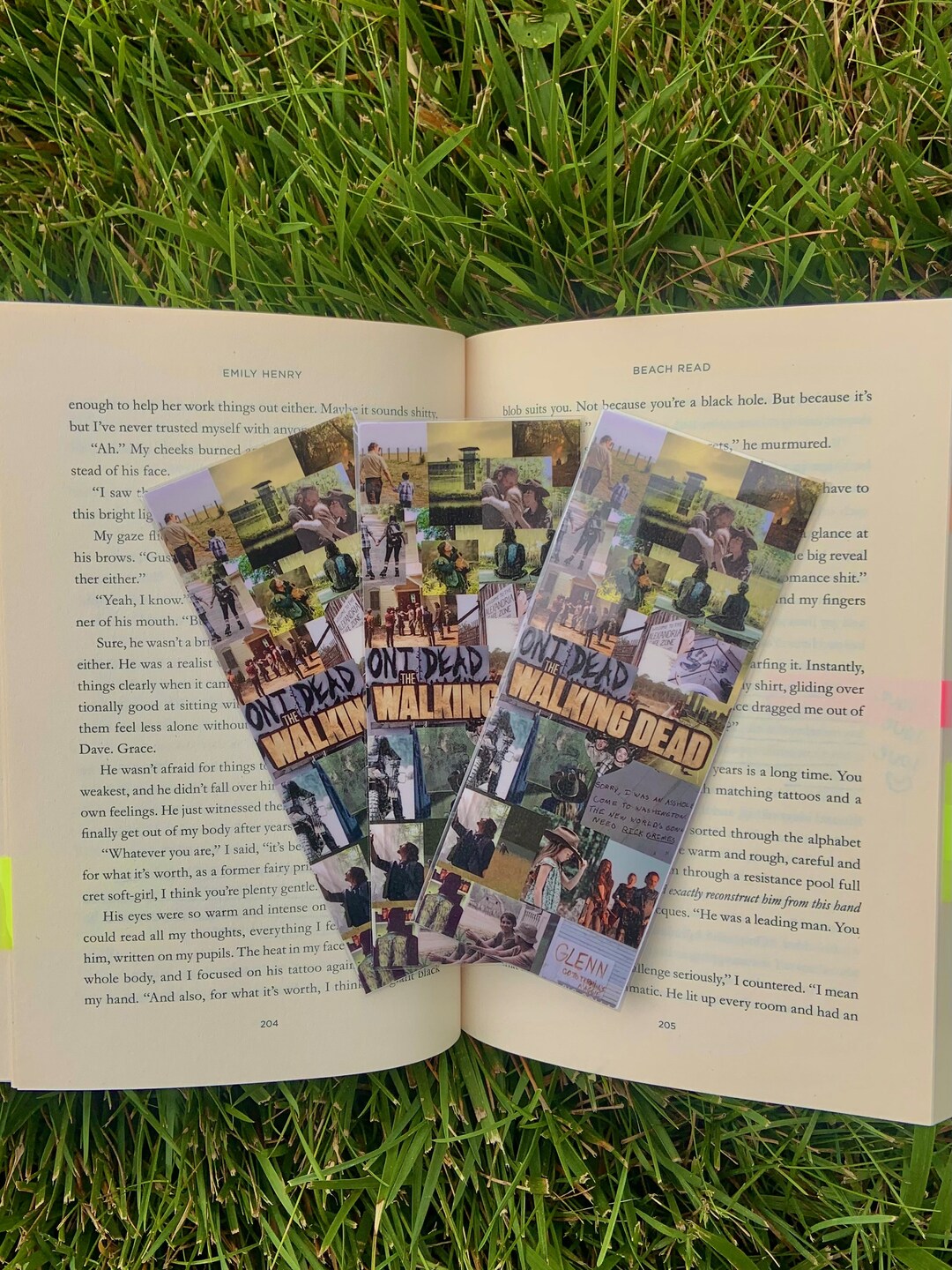 The Walking Dead Collage Bookmark - Etsy