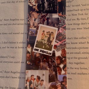 One Direction Collage Bookmark - Etsy