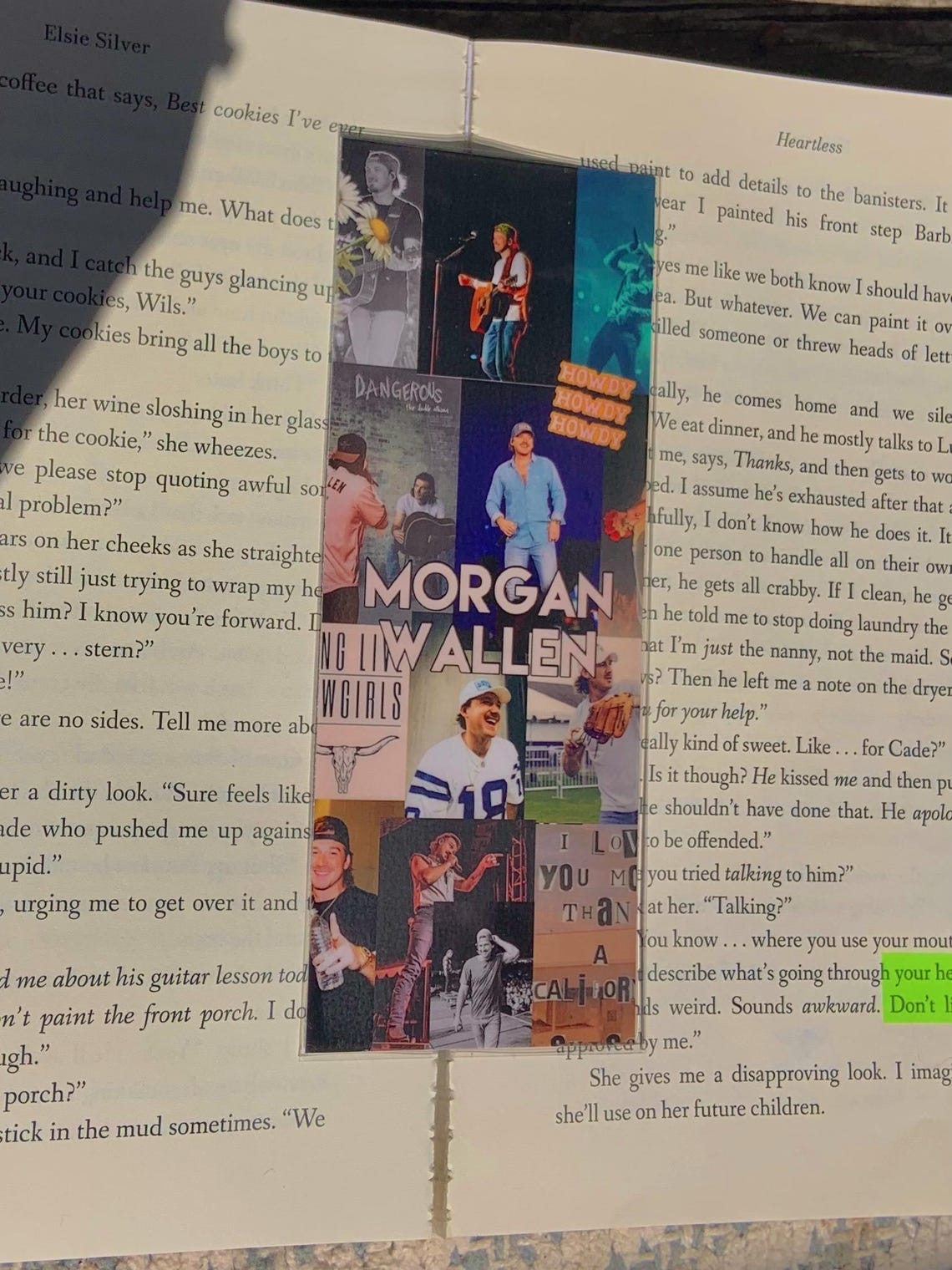 Morgan Wallen Collage Bookmark - Etsy
