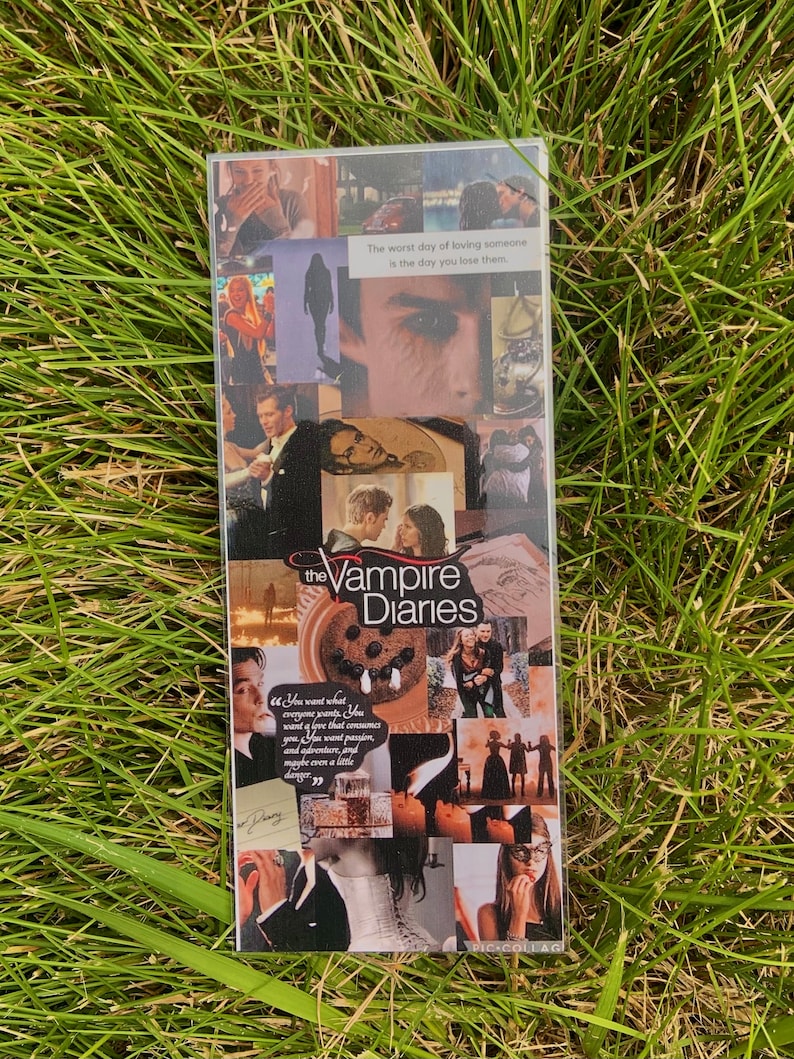 The Vampire Diaries Collage Bookmark - Etsy