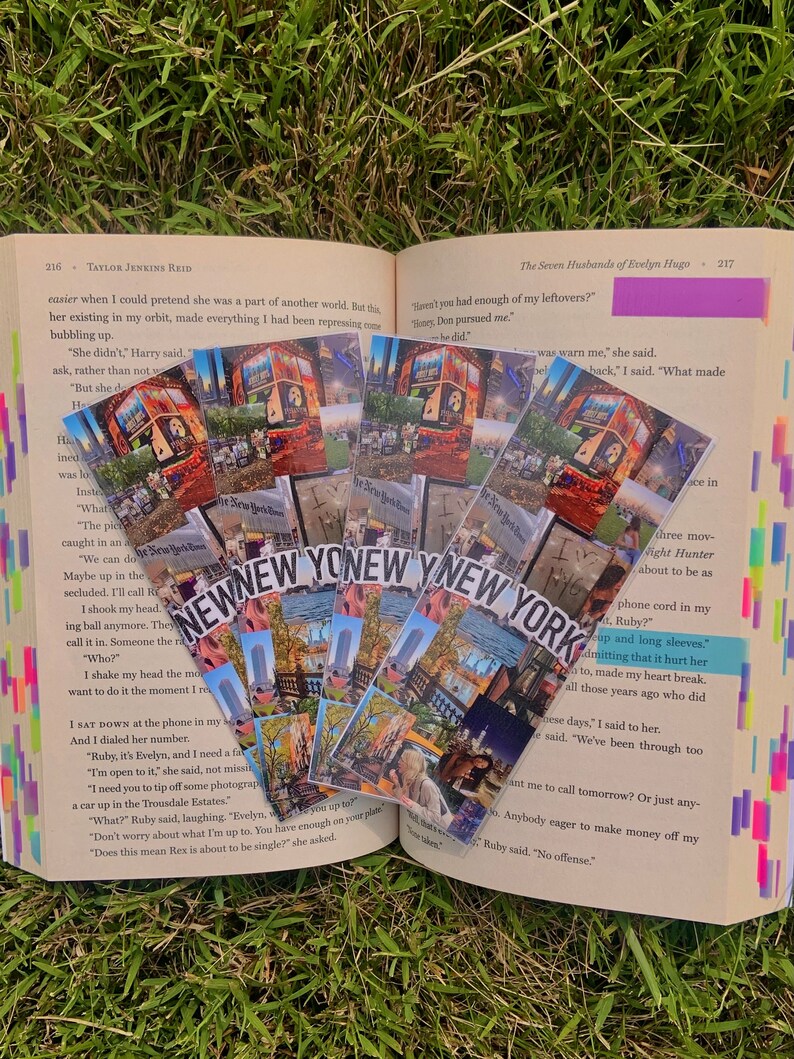 New York Collage Bookmark - Etsy