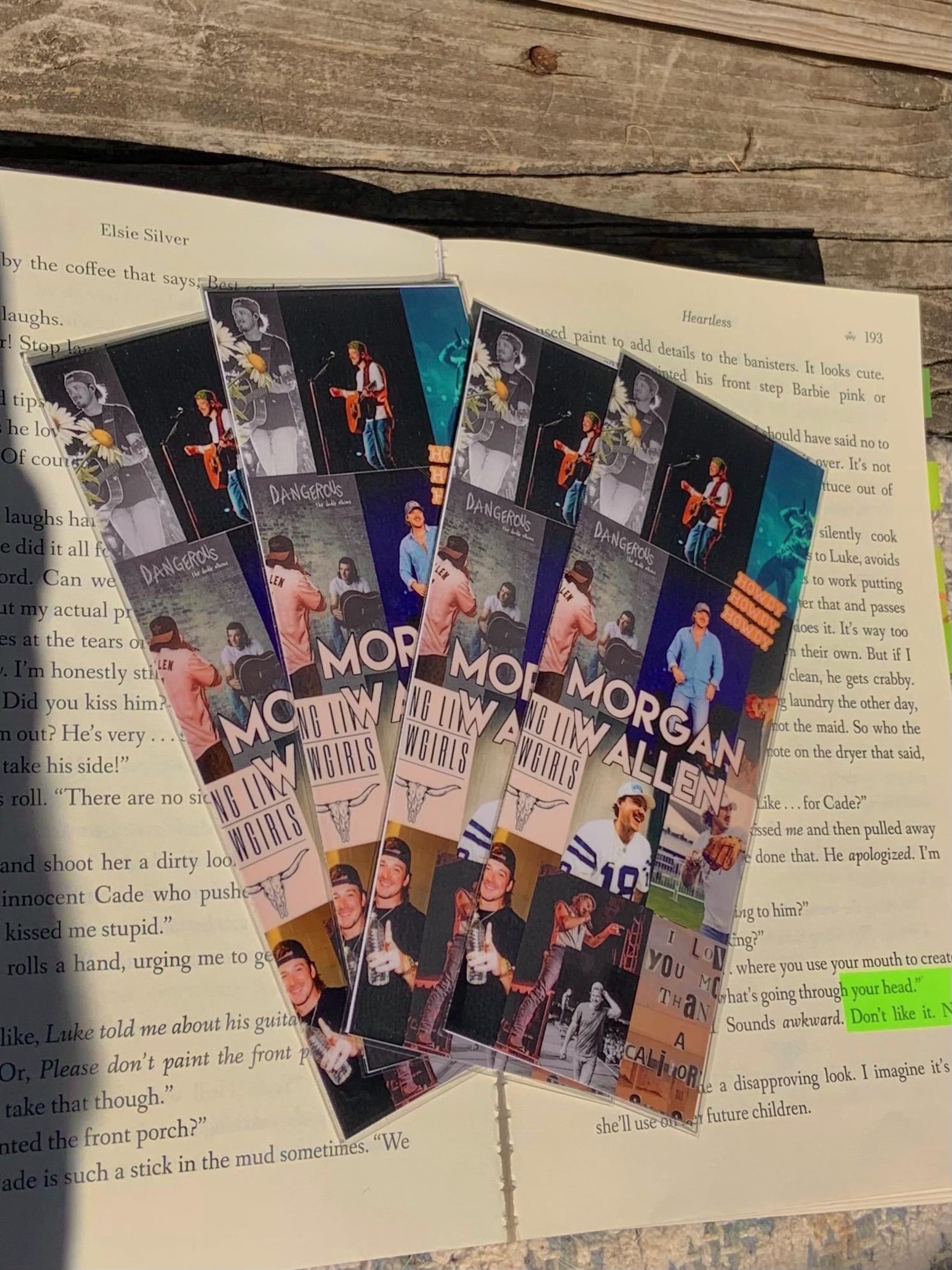 Morgan Wallen Collage Bookmark - Etsy