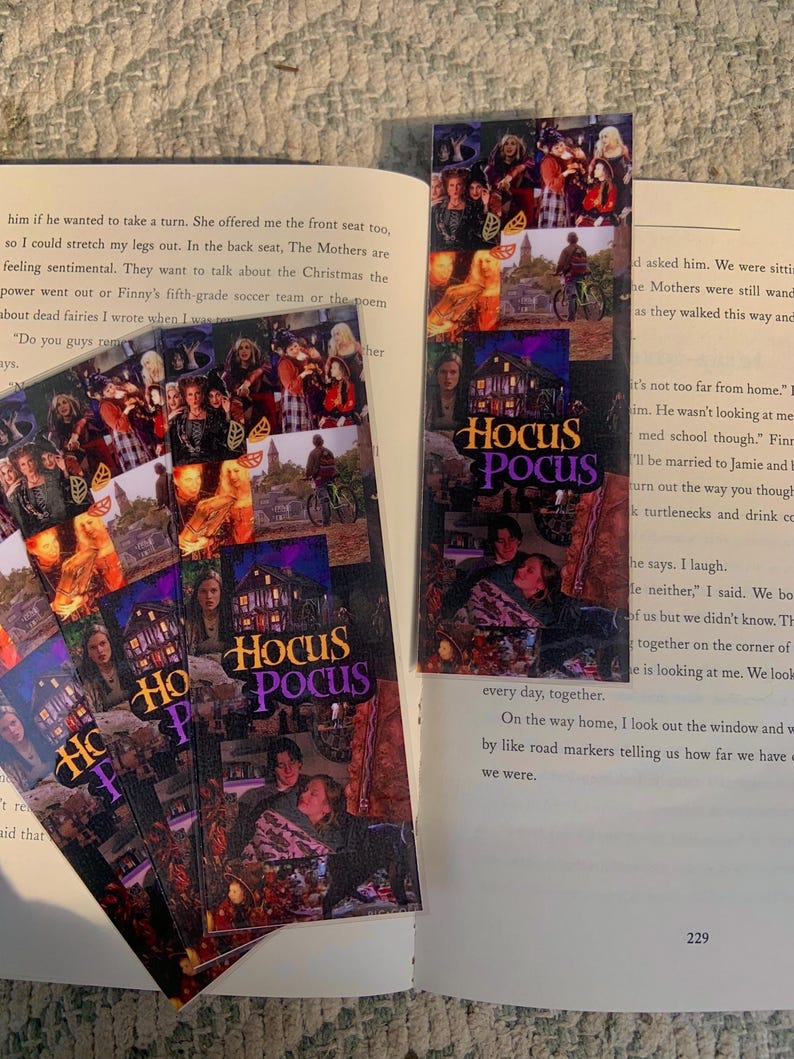 Hocus Pocus Collage Bookmark - Etsy