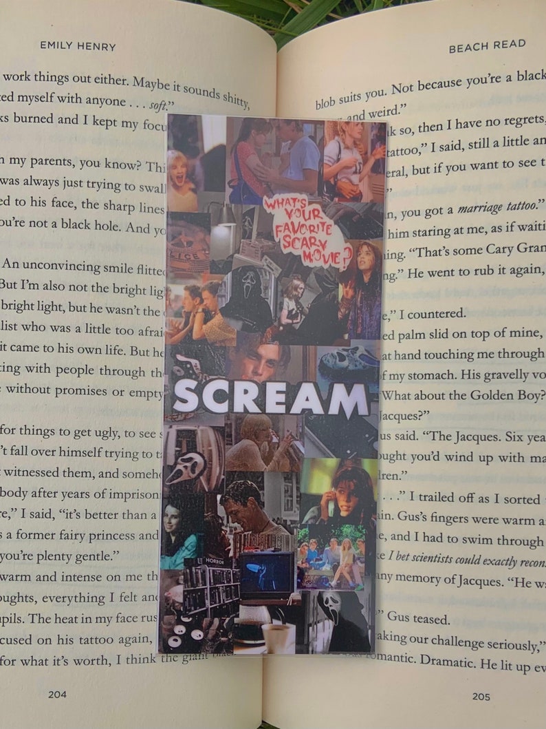 Scream Collage Bookmark - Etsy