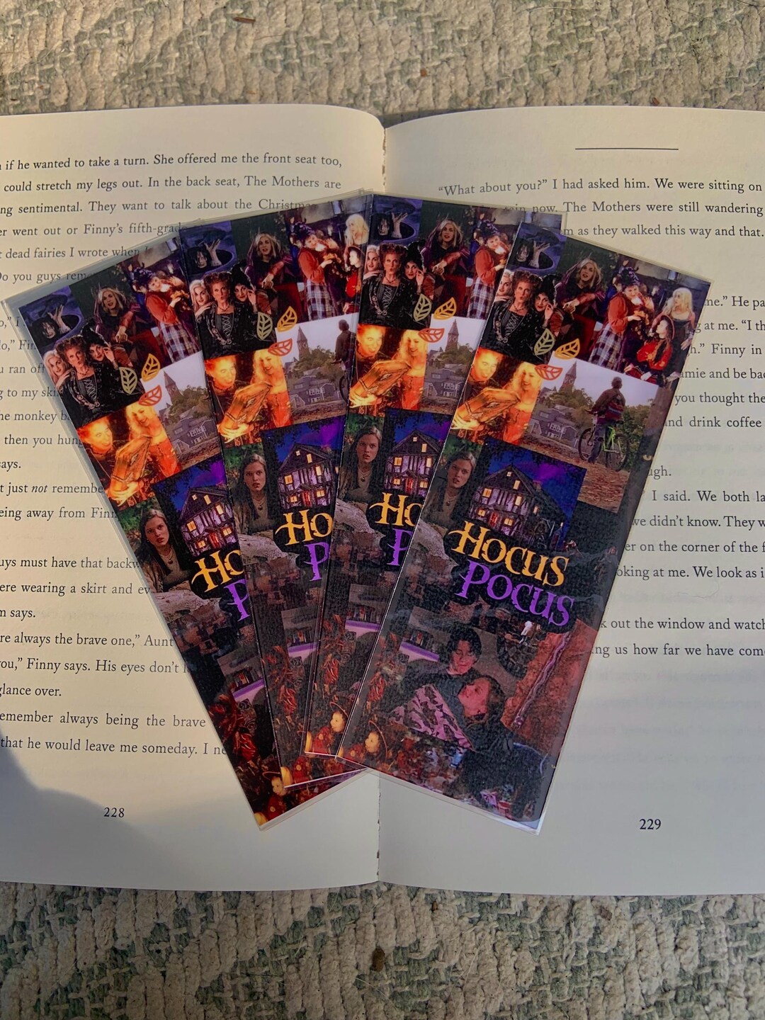 Hocus Pocus Collage Bookmark - Etsy