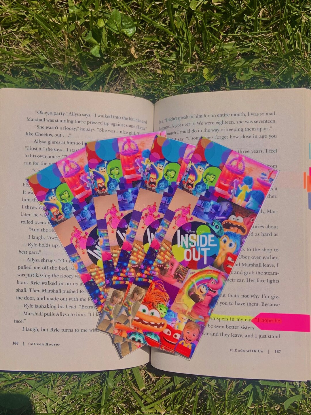 Inside Out Collage Bookmark - Etsy