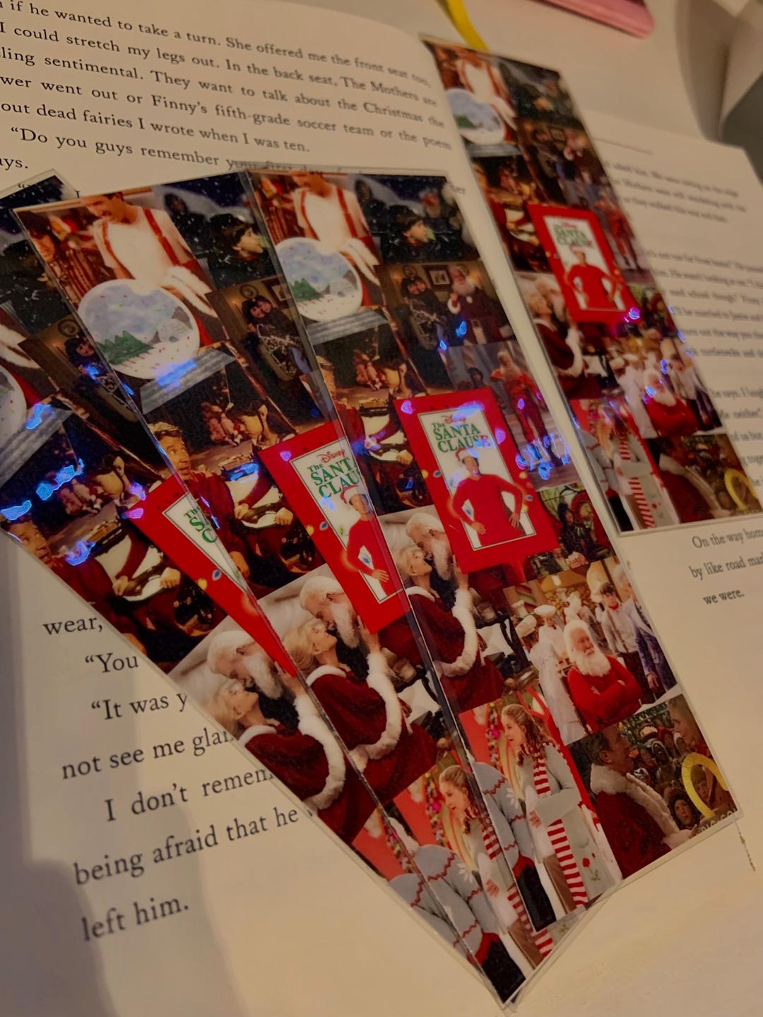 The Santa Claus Collage Bookmark - Etsy
