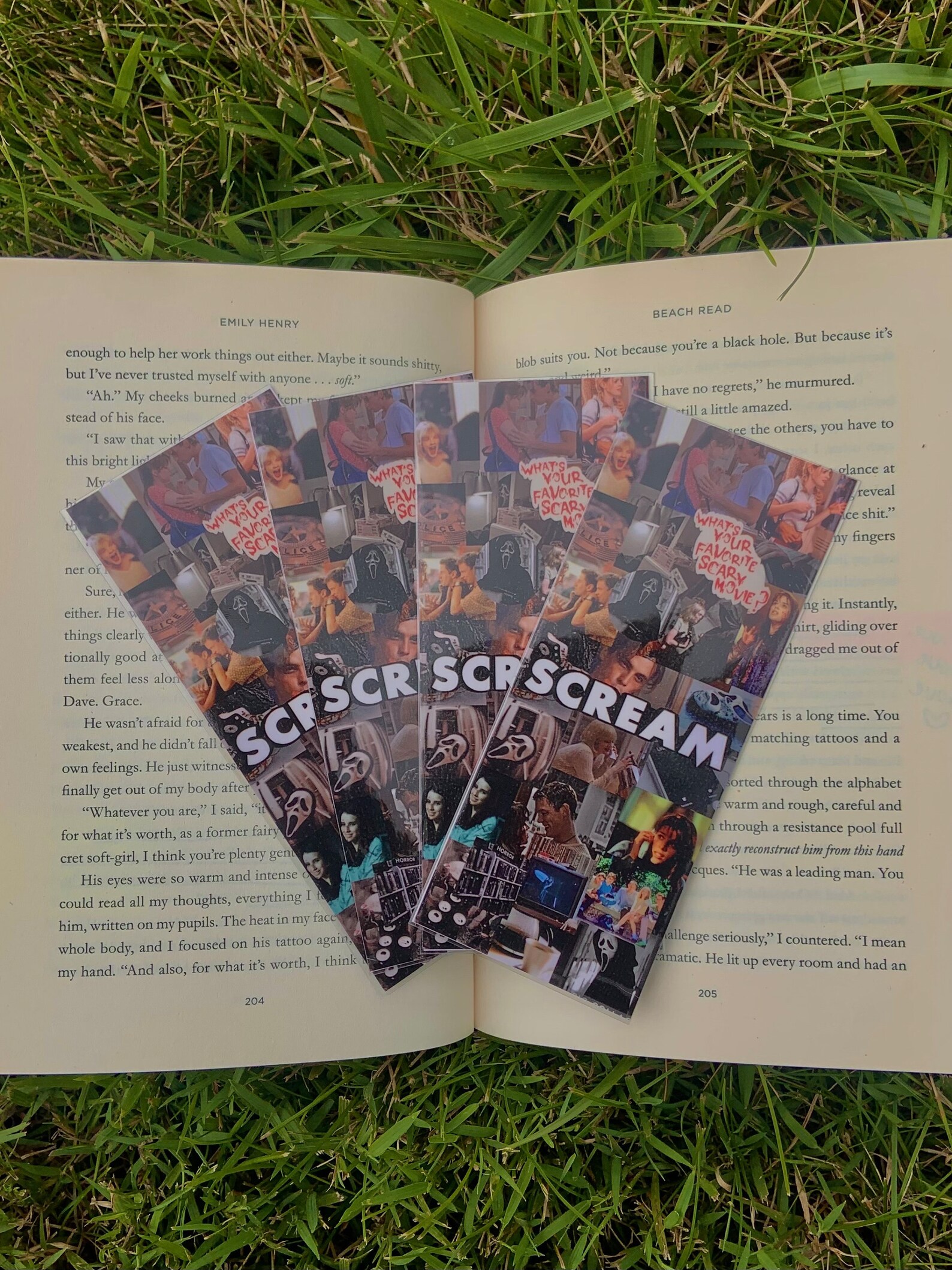 Scream Collage Bookmark - Etsy