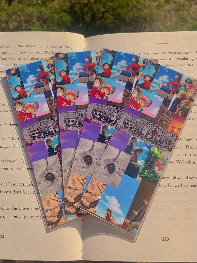 One Piece Collage Bookmark - Etsy