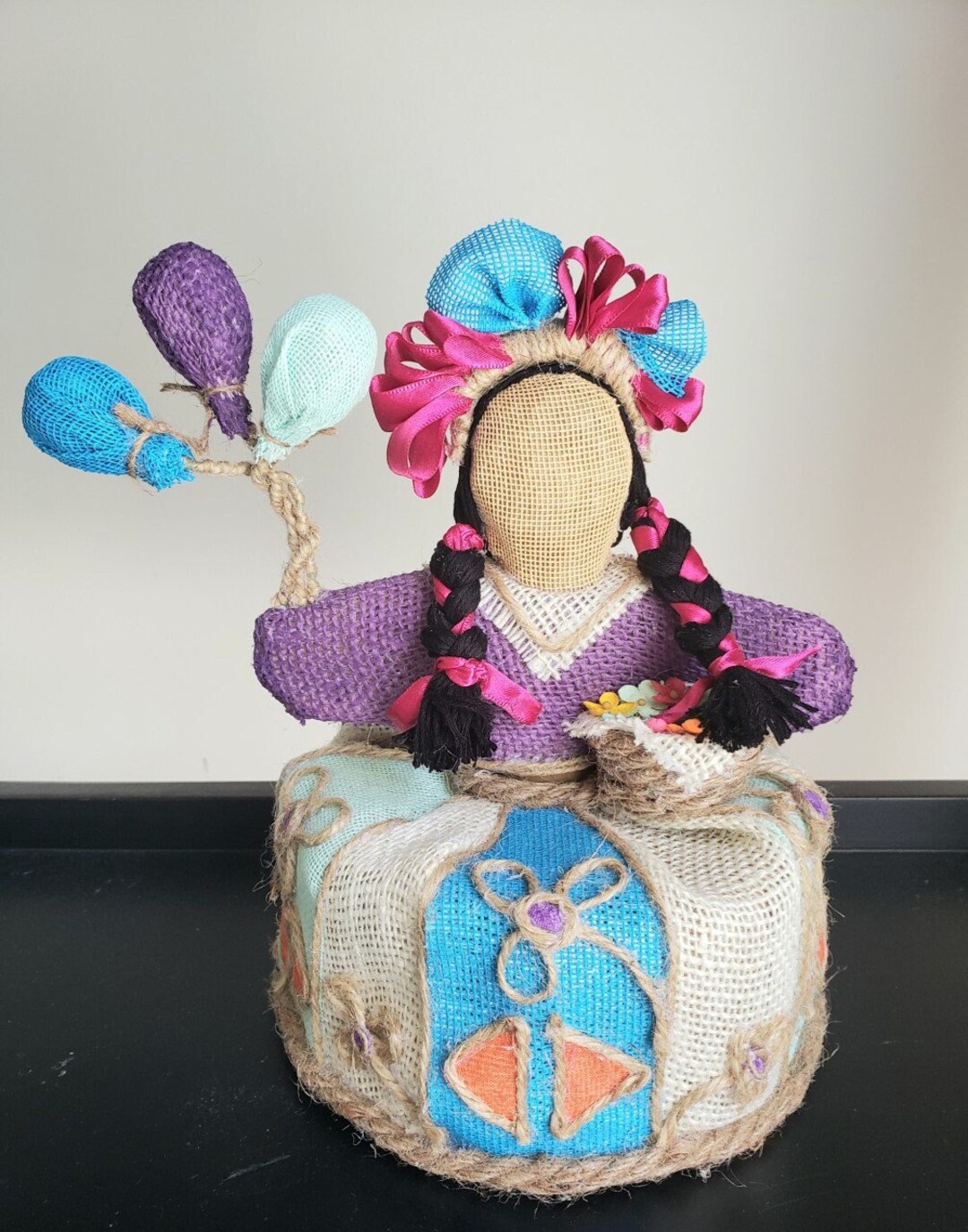 Piggy Bank , Mexican Doll Money Box, Handmade Saving Bank, Mexican ...