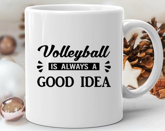 Gift for Volleyball Player, Volleyball Player Coffee Mug, Volleyball ...