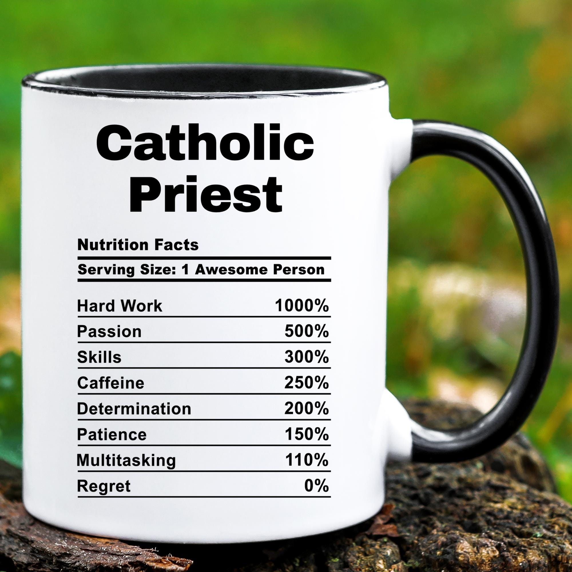 Catholic Priest Mug, Catholic Priest Gift, Catholic Priest Coffee Cup ...
