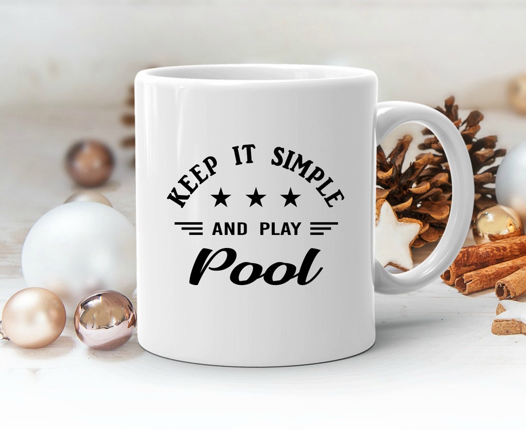 Pool Player Mug, Pool Player Gift, Pool Coffee Cup, 8 Ball Pool Mug, 8 ...