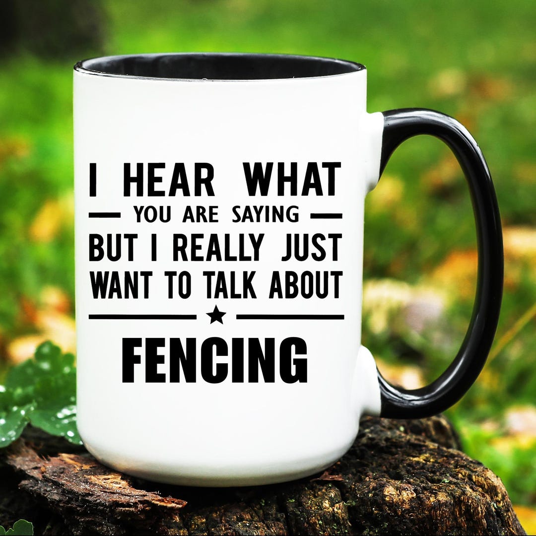 Fencing Mug, Fencing Gift, Fencing Coffee Mug, Fencing Cup, Fencing ...