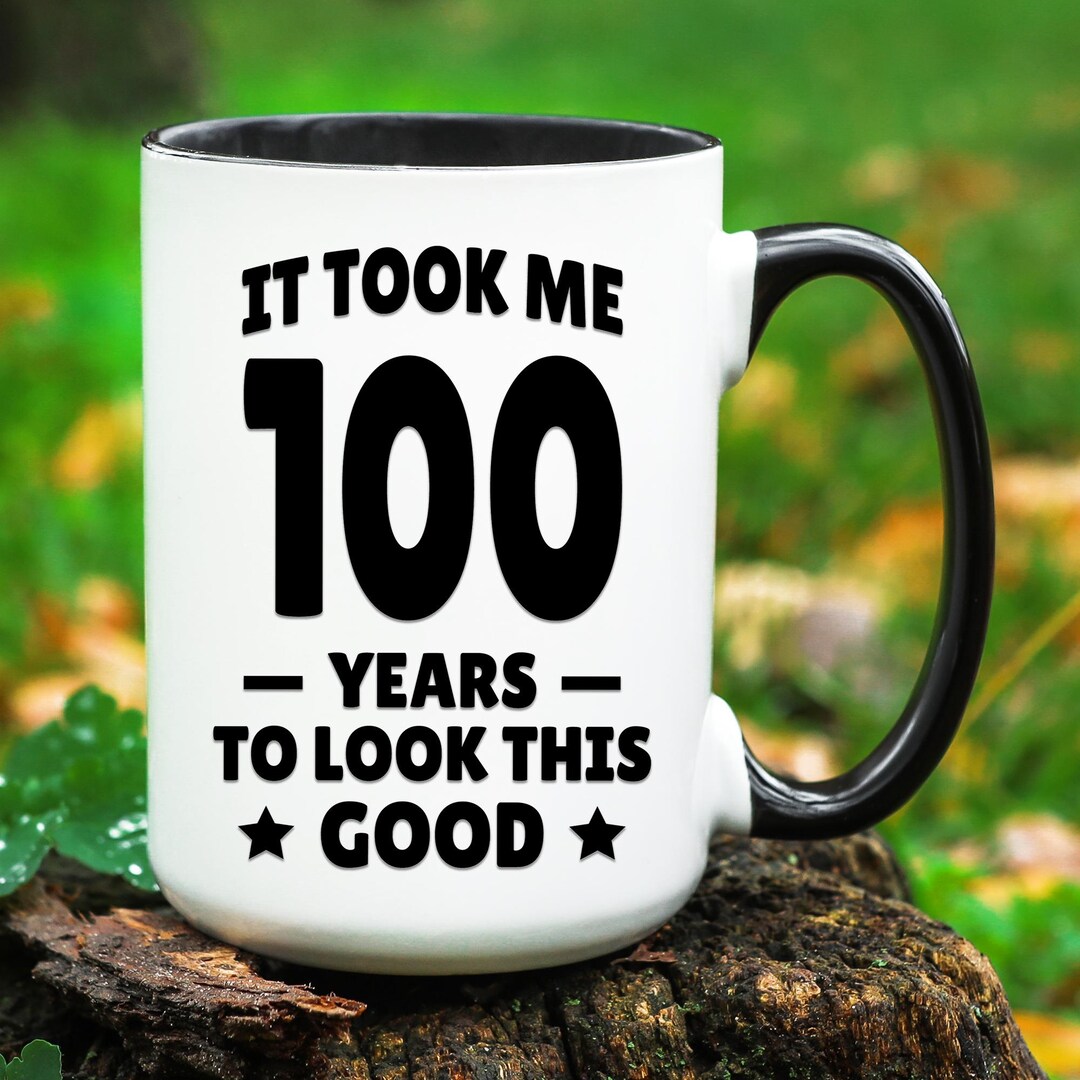 100th Birthday Gift, 100th Birthday Mug, Turning 100 Gifts, Birthday ...