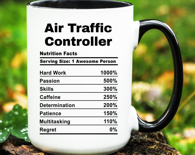 Air Traffic Controller Gift, Funny Air Traffic Controller Coffee Mug ...