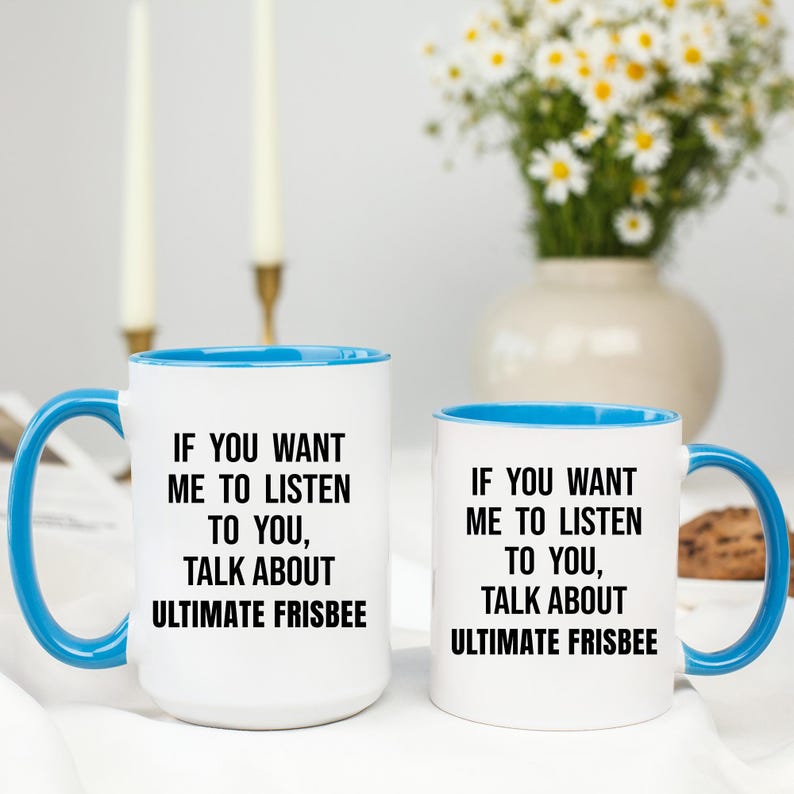 Ultimate Frisbee Gift, Ultimate Frisbee Mug, Gifts for Ultimate Frisbee ...