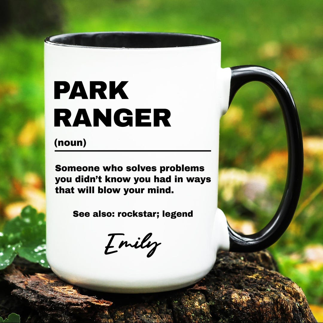 Park Ranger Gift, Personalized Park Ranger Mug, Custom Gifts for Park ...