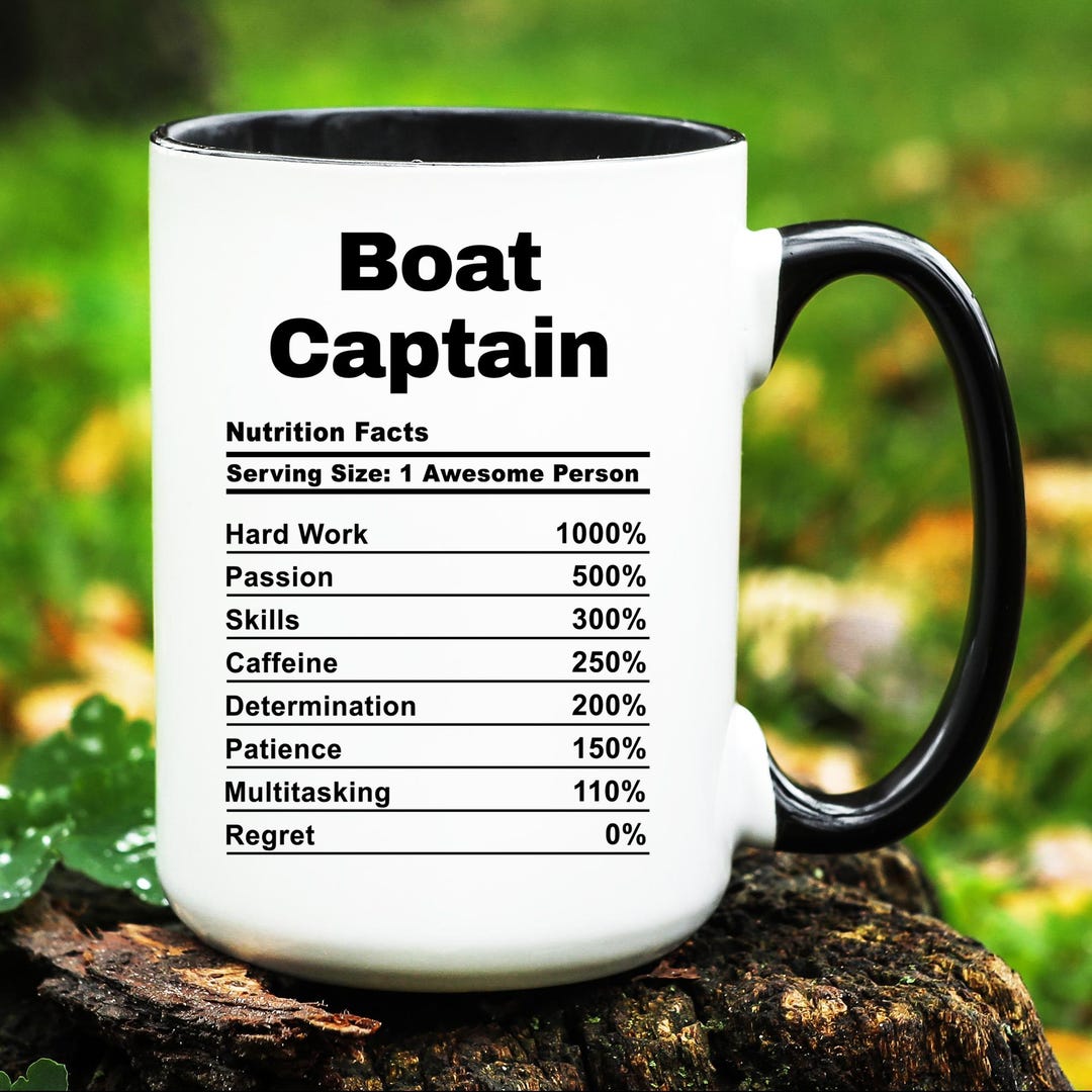 Boat Captain Mug, Boat Captain Gift, Boat Captain Coffee Cup, Gifts for ...