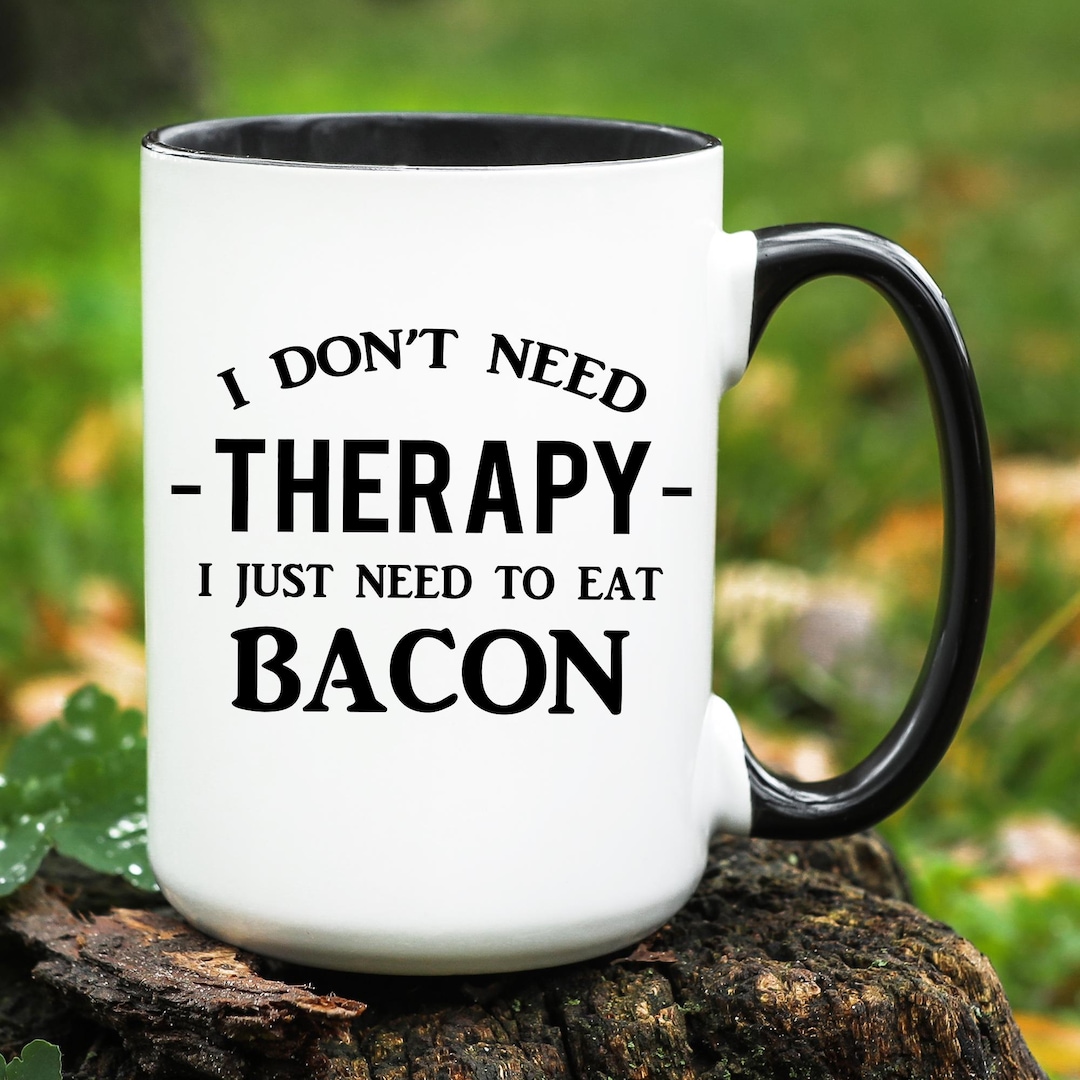 Bacon Mug, Bacon Gift, Funny Bacon Coffee Mug, Bacon Lover Cup, Bacon ...